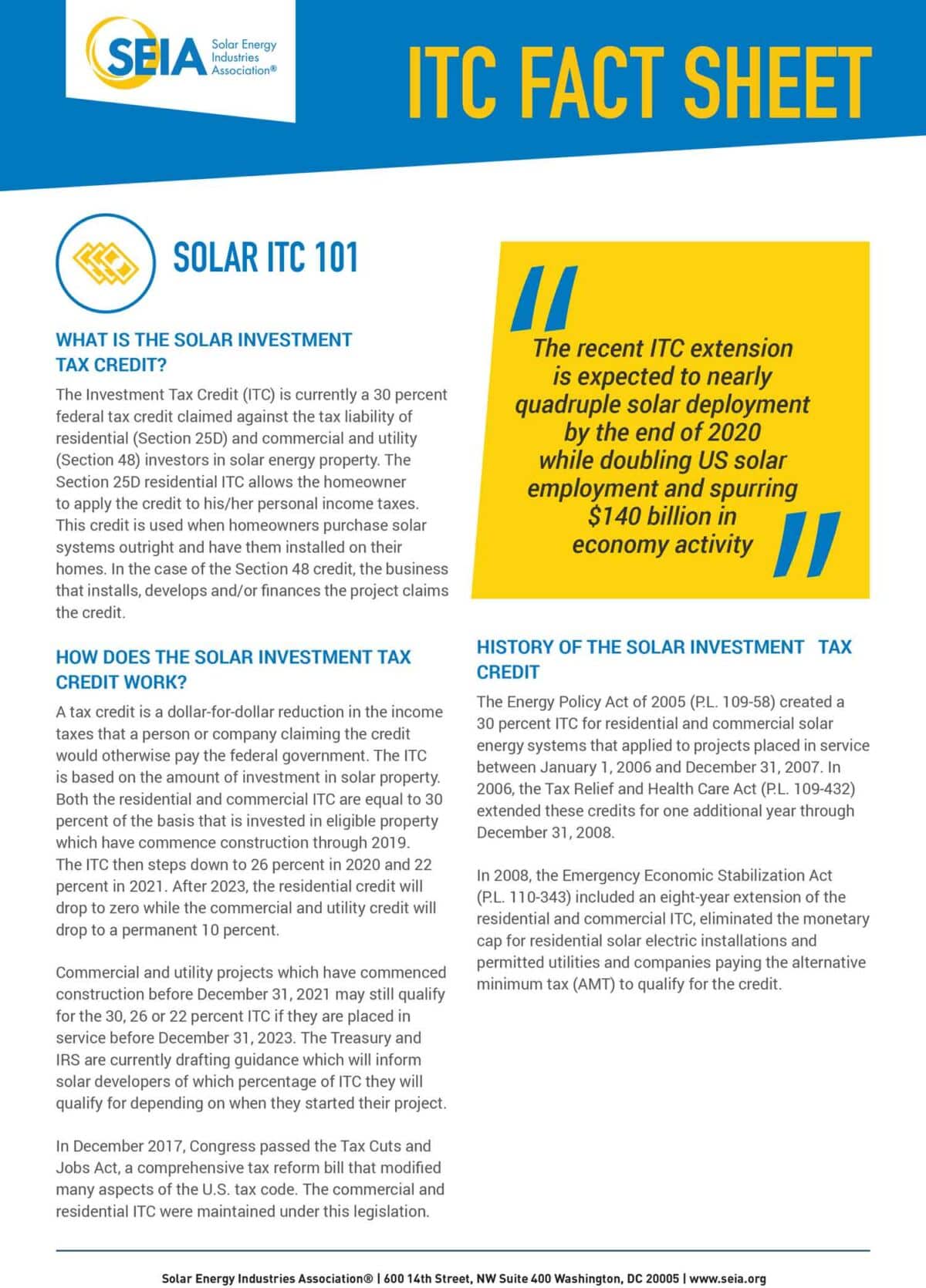 Federal Tax Returns - 30% Investment Tax Credit (ITC) | NATiVE Solar